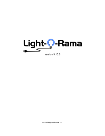 Light-O-Rama Software v3.10.6 User Manual | Manualzz