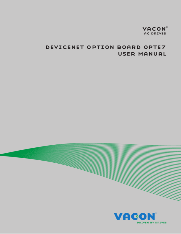 DeviceNet option board OPTE7 User Manual | Manualzz