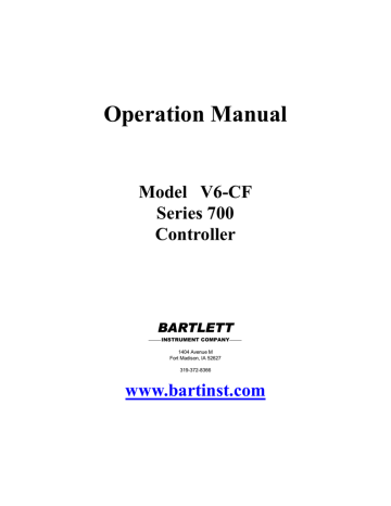 kiln controller 700 V6-CF Operation Manual | Manualzz