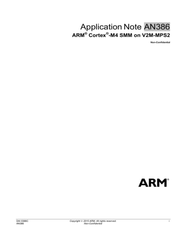 ARM V2M MPS2 Application Note | Manualzz