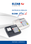 ELZAB Mera F E Instrukcja obsługi | Manualzz
