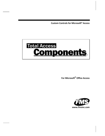 Custom Controls Total Access Components User Manual | Manualzz