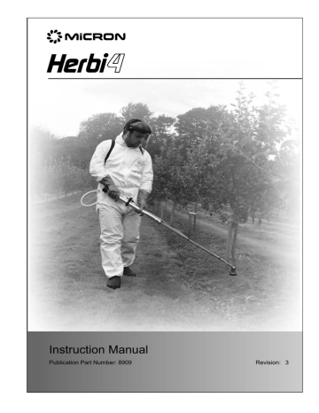 Micron Herbi-4 CDA Instruction manual | Manualzz