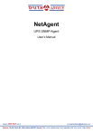 NetAgent UPS SNMP Agent User's Manual | Manualzz
