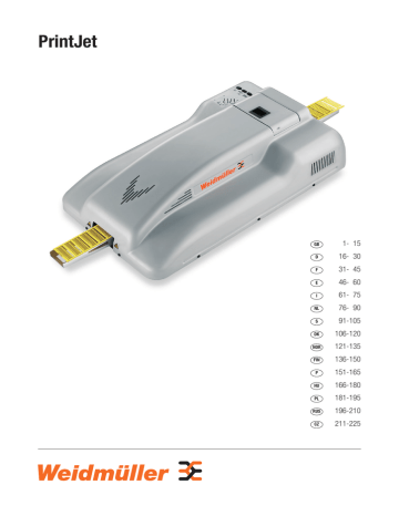 Weidmuller Printjet manual | Manualzz