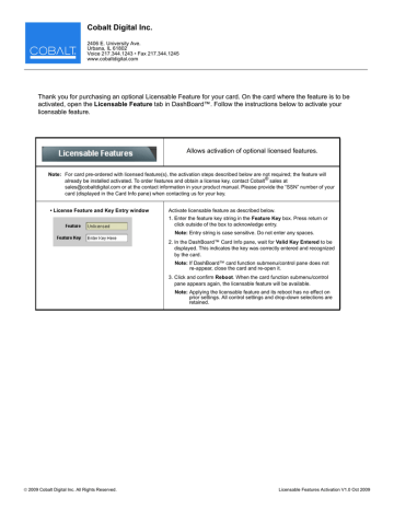 Cobalt Digital +AMx Audio Mixer Software Instructions | Manualzz