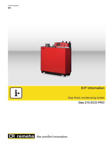 REMEHA Gas 210 ECO Service manual | Manualzz