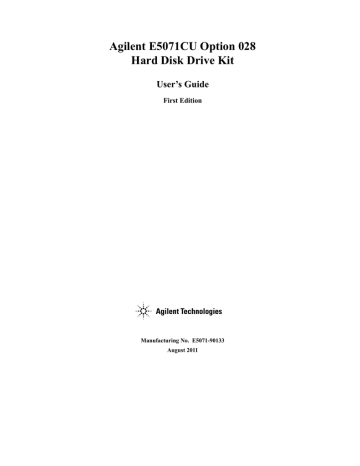 E5071C User's Guide | Manualzz