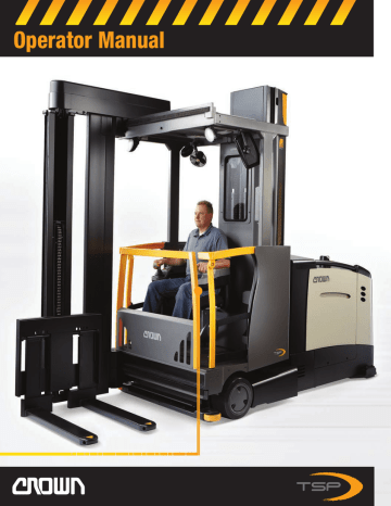 Crown Turret Stockpicker TSP 7000 Operator Manual | Manualzz