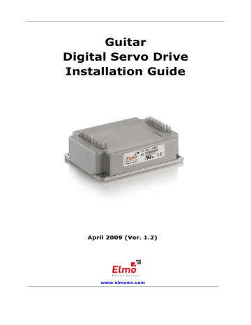 Elmo Servo Drive Guitar Installation Guide | Manualzz