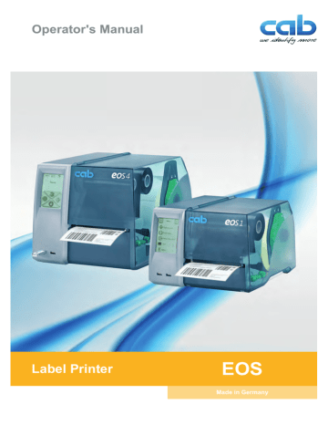 Symbols on the Start Display. CAB EOS1/EOS4 | Manualzz