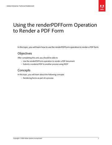 Adobe PDF Form renderPDFForm User Guide | Manualzz