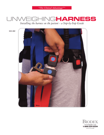 Biodex Unweighing Harness Owner's Manual | Manualzz