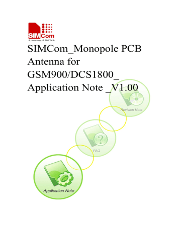 SIMCom Monopole PCB Antenna Application Note | Manualzz