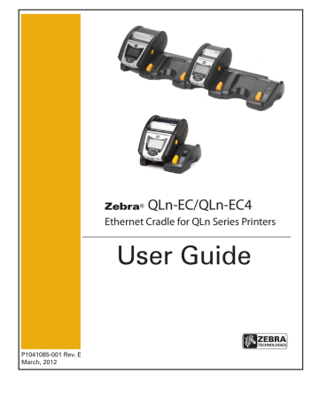 Zebra QLn-EC User guide | Manualzz