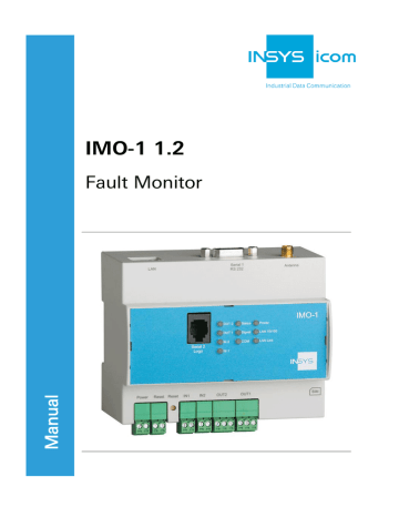INSYS icom Fault Monitor IMO-1 1.2 Manual | Manualzz