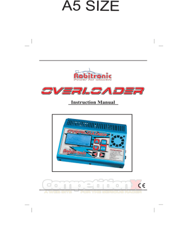 Robitronic Overloader Instruction Manual | Manualzz