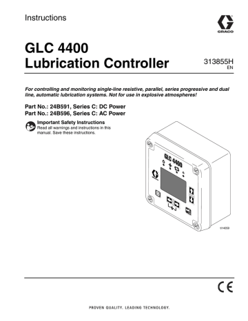 Graco 313855H GLC 4400 Lubrication Controller Owner's Manual | Manualzz