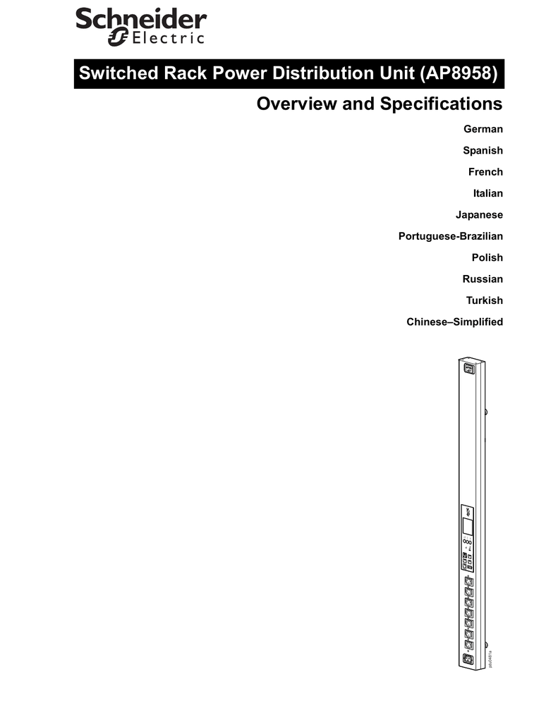 Overview And Specifications Metered Rack Power Distribution, 44% OFF