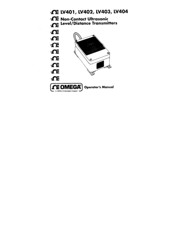 Omega LV401, LV402, LV403, LV404 Owner Manual | Manualzz