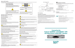 Scientific Atlanta Explorer 8240HDC - User manual, quick guide ...