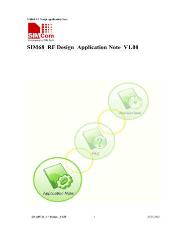 SIM68 RF Design Application Note | Manualzz