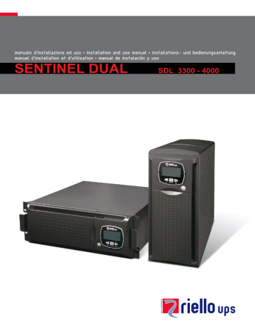 Riello UPS SDL 4000 User's Manual | Manualzz