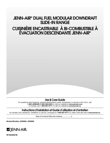 Jenn-Air JDS9860 User manual | Manualzz