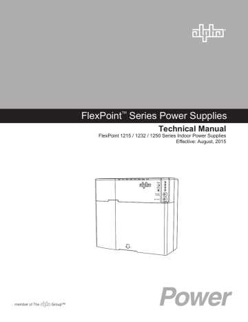 Alpha FlexPoint GPON Power Series Technical Manual | Manualzz