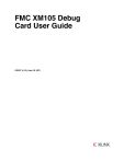 HW-FMC-XM105-G Debug Card User guide | Manualzz