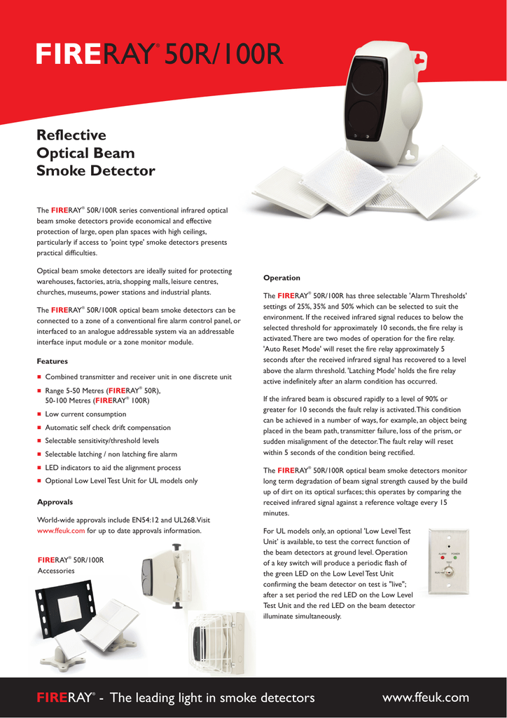 Fireray 50r Beam Detector Manual - The Best Picture Of Beam