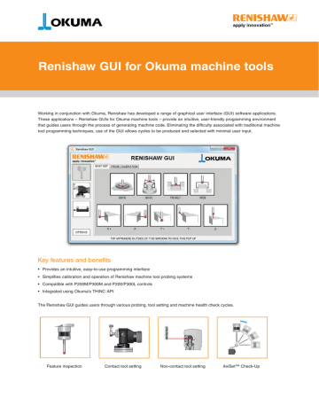 Renishaw GUI Data Sheets | Manualzz
