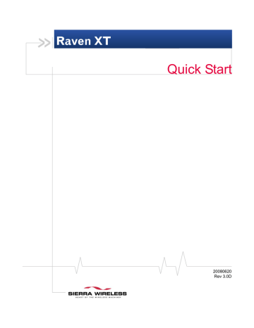 Raven XT Quick Start Guide | Manualzz