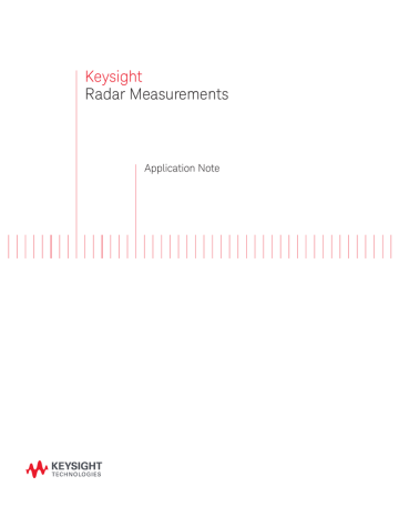 Keysight Radar Measurements Application Note | Manualzz