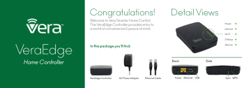 VeraEdge Controller Installation Guide | Manualzz