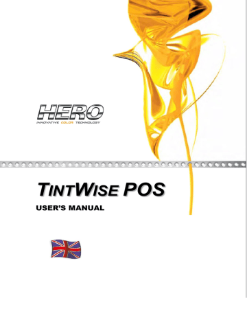 HERO TintWise POS User's Manual | Manualzz