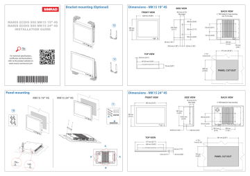 Simrad MARIS ECDIS 900 MK15 19” 4S & MARIS ECDIS 900 MK15 24” 4S ...