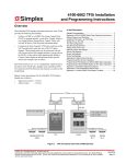 Simplex 4100U Fire Alarm Operator's Manual | Manualzz
