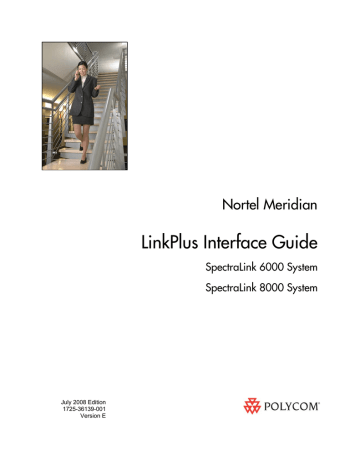 Polycom SpectraLink 8000 Series Interface Manual | Manualzz
