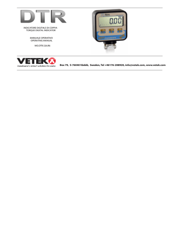 Manual DTR | Manualzz