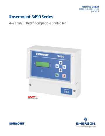 Rosemount 3490 3492 Reference Manual | Manualzz