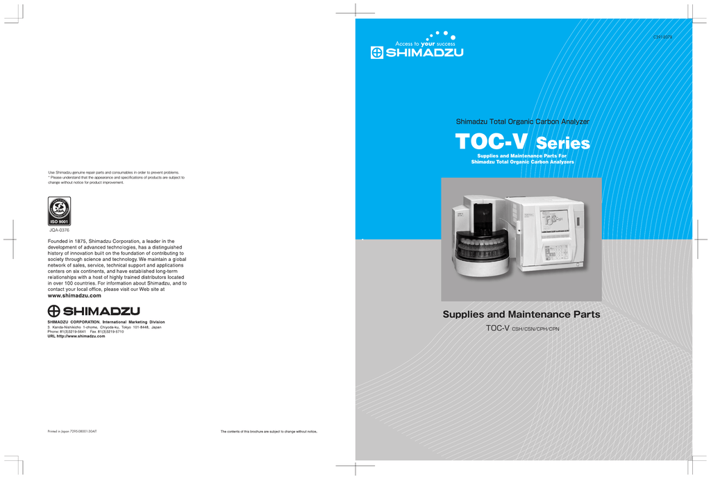 Shimadzu Toc Spare Parts | Reviewmotors.co