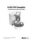 Teledyne Isco GLS Sampler Installation and Operation Guide | Manualzz
