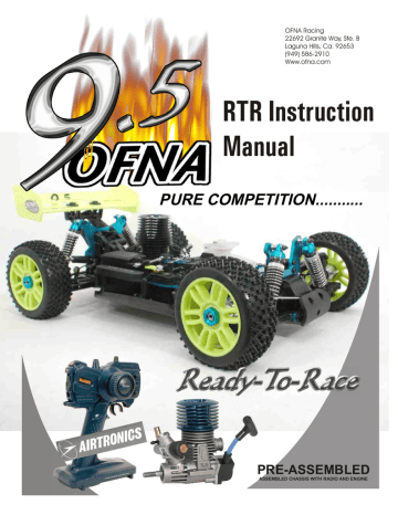 Ofna Racing ultra mbx r2 plus Instruction manual | Manualzz