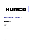 Hurco VM Series Manual: AI Chat & PDF Download | Manualzz