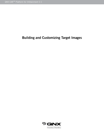 QNX Target Images User Guide | Manualzz