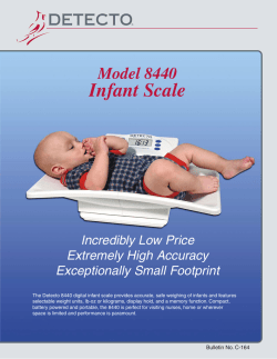 Detecto 8440 - Especificación, Manual de usuario | manualzz.com