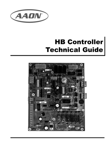 AAON HB Controller Technical Guide | Manualzz