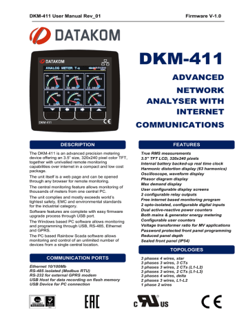 Datakom DKM-411 User manual | Manualzz