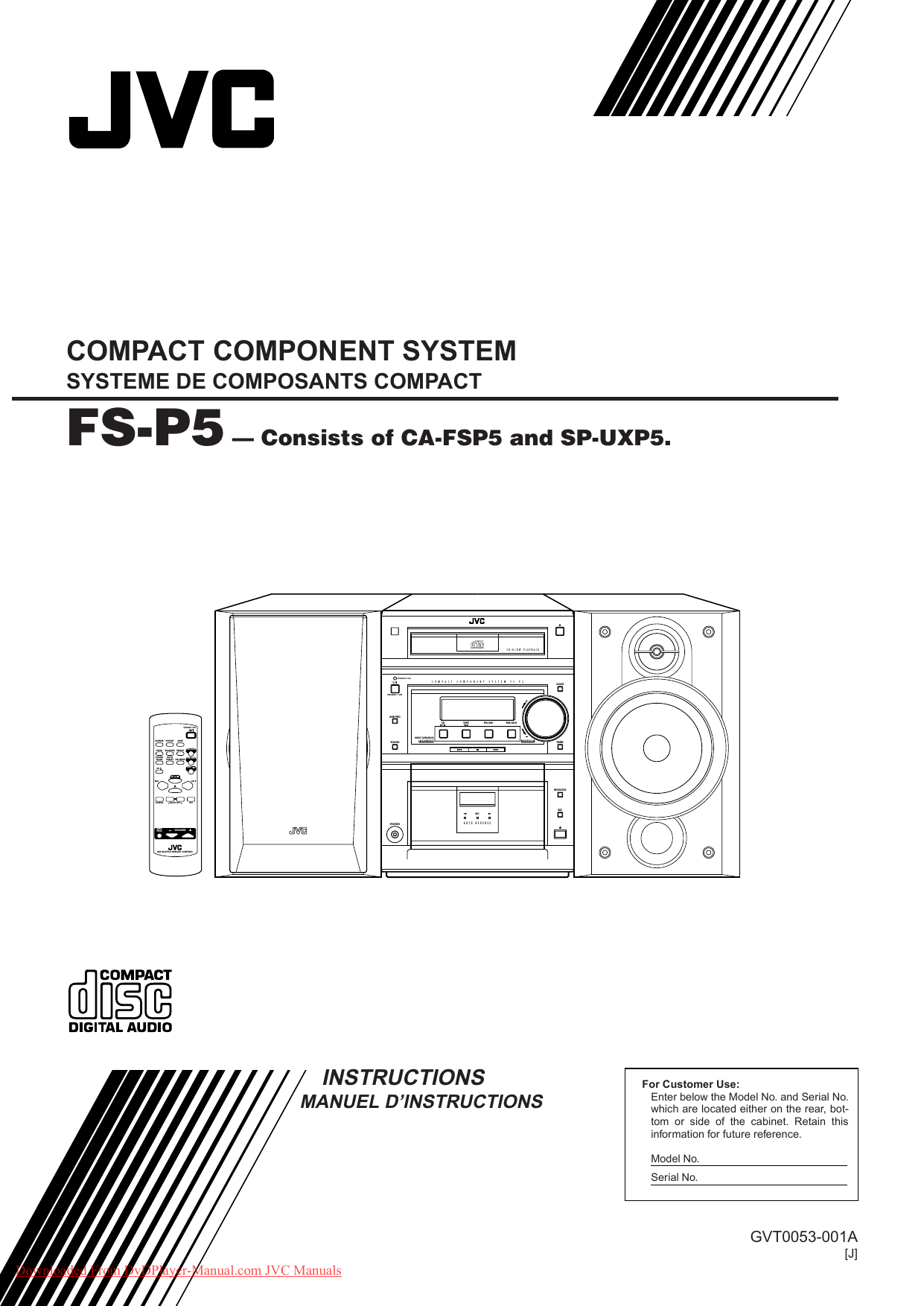 JVC FS-P7 Instructions Manual | Manualzz
